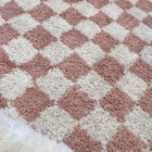Walker Checkered Sage/Cream Shag Area Rug & Reviews | AllModern