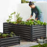 Arlmont & Co. Sital Metal Raised Garden Bed | Wayfair
