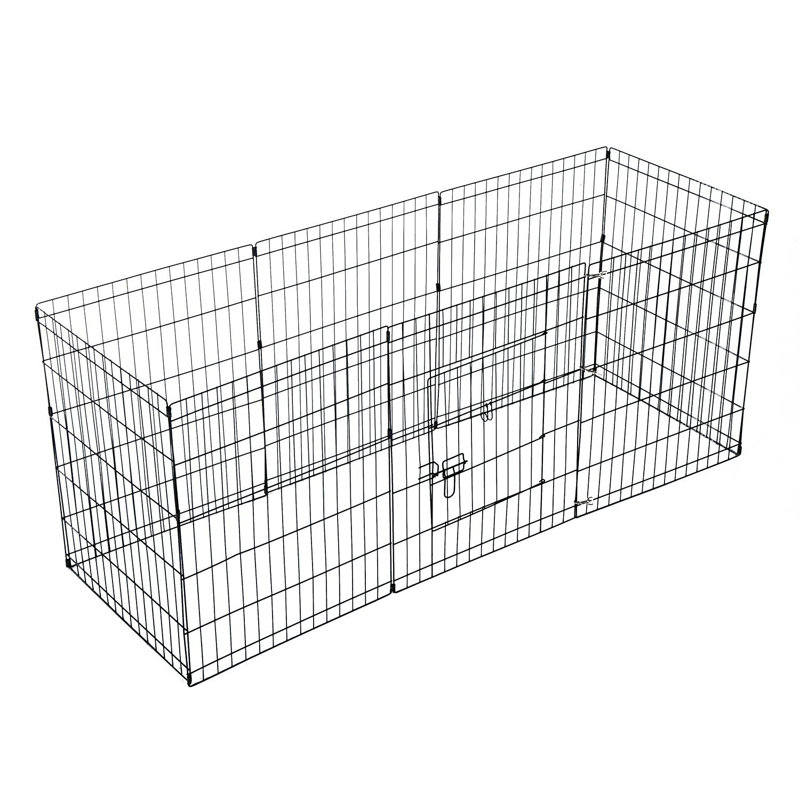 Archie & Oscar Chalk 61cm 8 Panel Indoor/Outdoor Metal Pet Pen ...