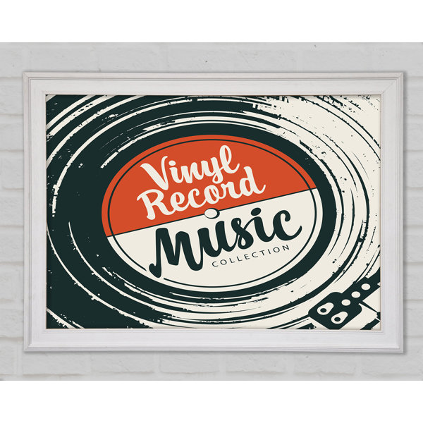 Happy Larry Vinyl Record Music - Print | Wayfair.co.uk