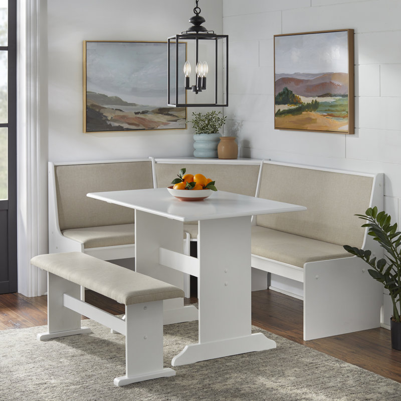 TMS Hollenberg 5 - Piece Solid Wood Trestle Dining Set | Wayfair