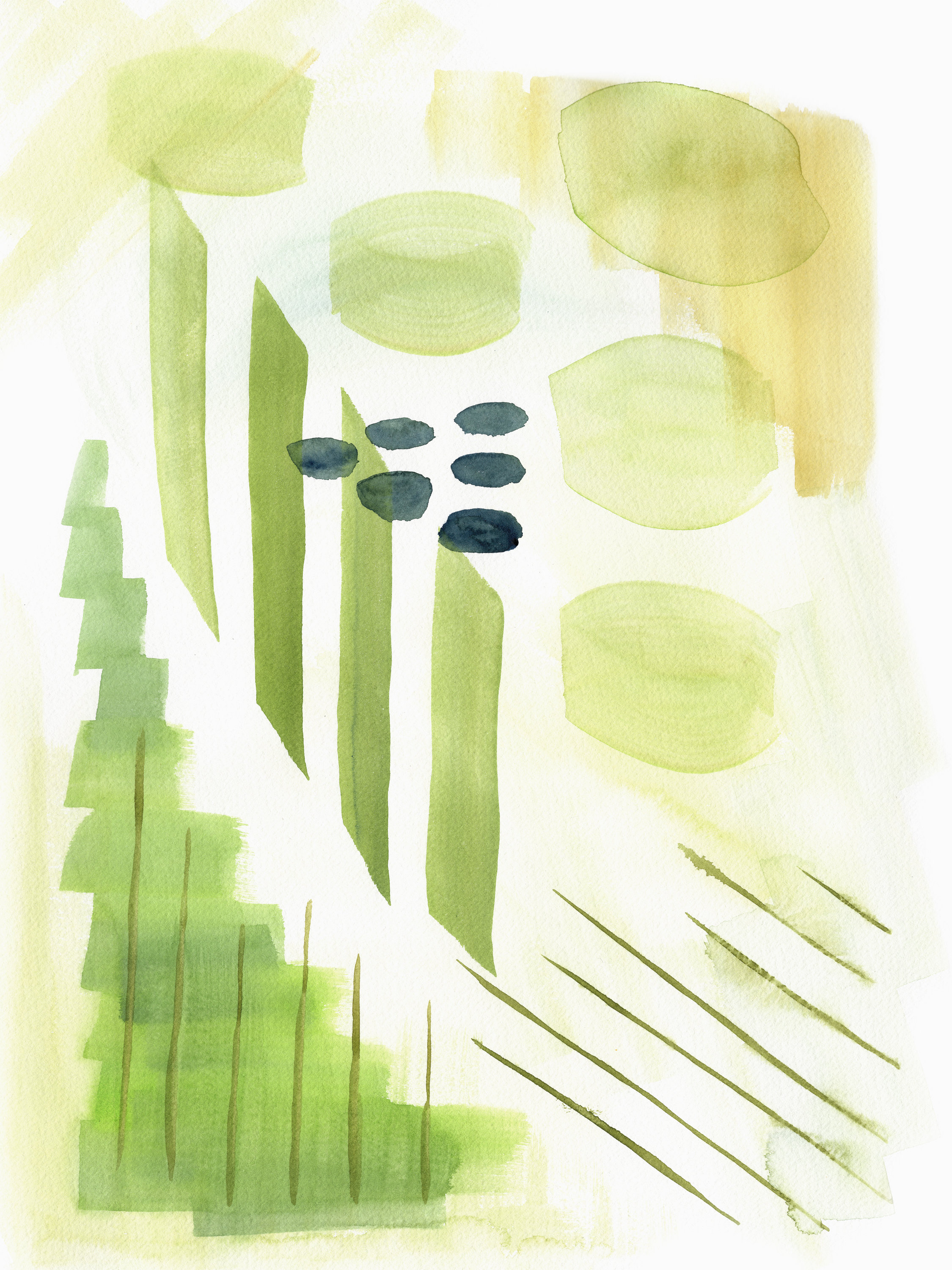 Wrought Studio™ Bright Shape Abstract I On Canvas Print | Wayfair