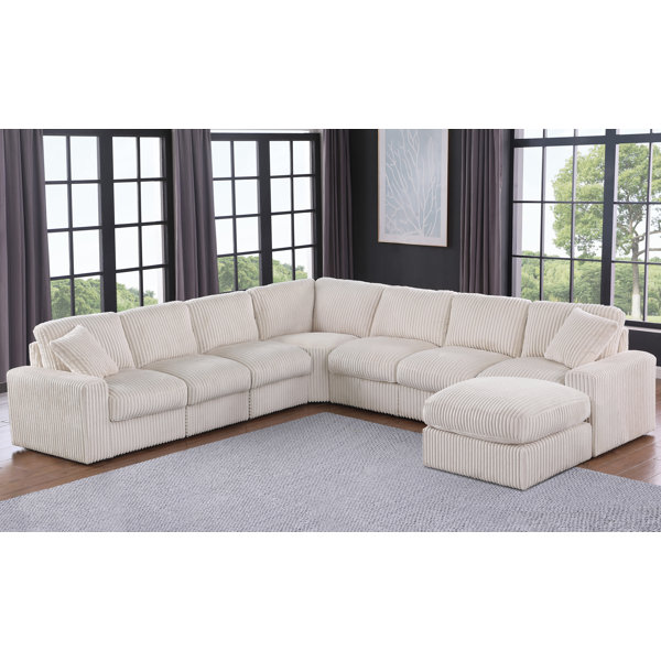Wade Logan® Balliet Upholstered Sectional & Reviews - Wayfair Canada