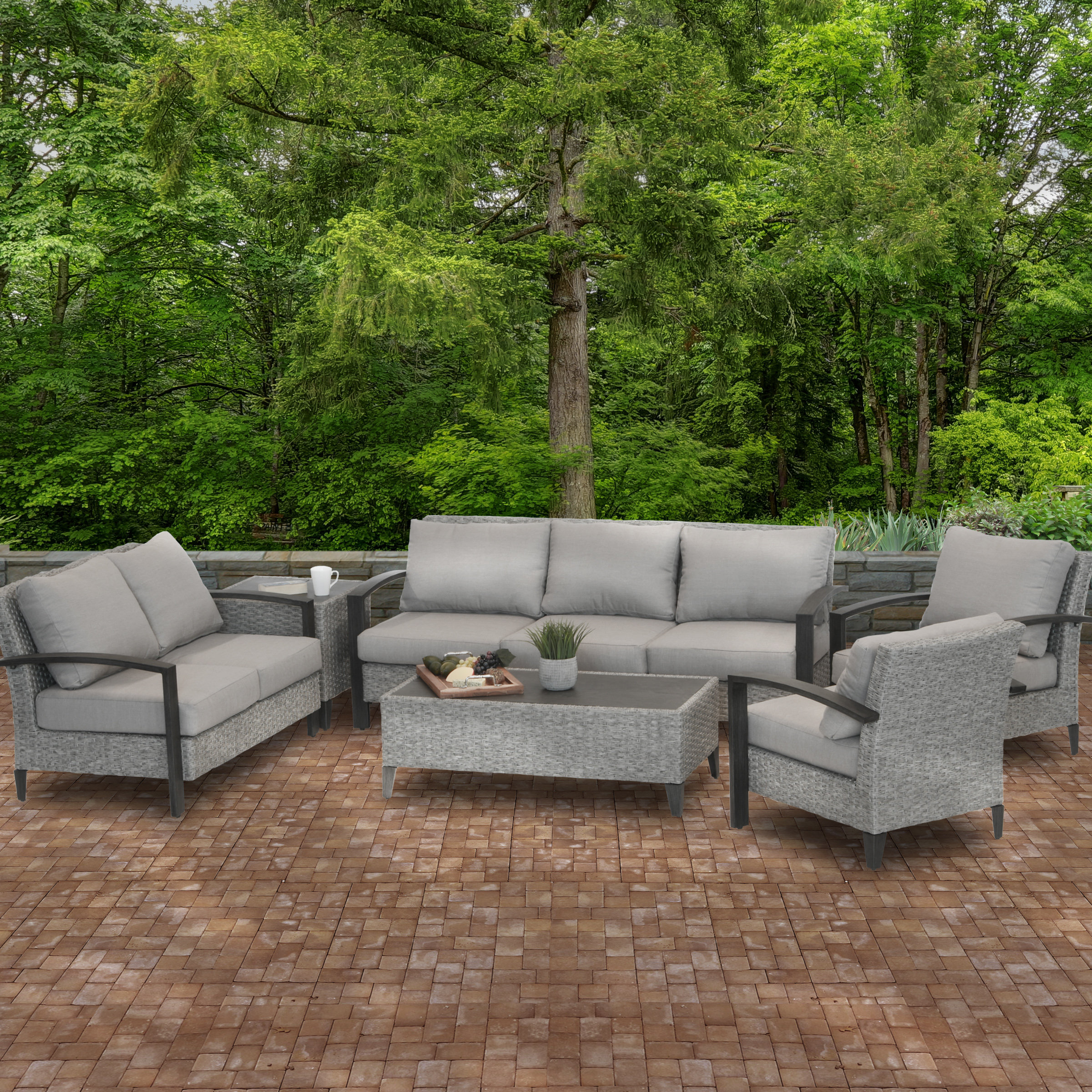 Hokku Designs Britte Westfields Collection 6-Piece All-Weather ...