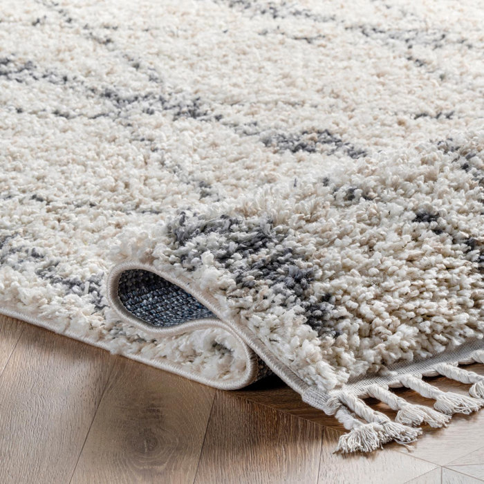 Dakota Fields Machine Woven Performance Beige Rug & Reviews | Wayfair