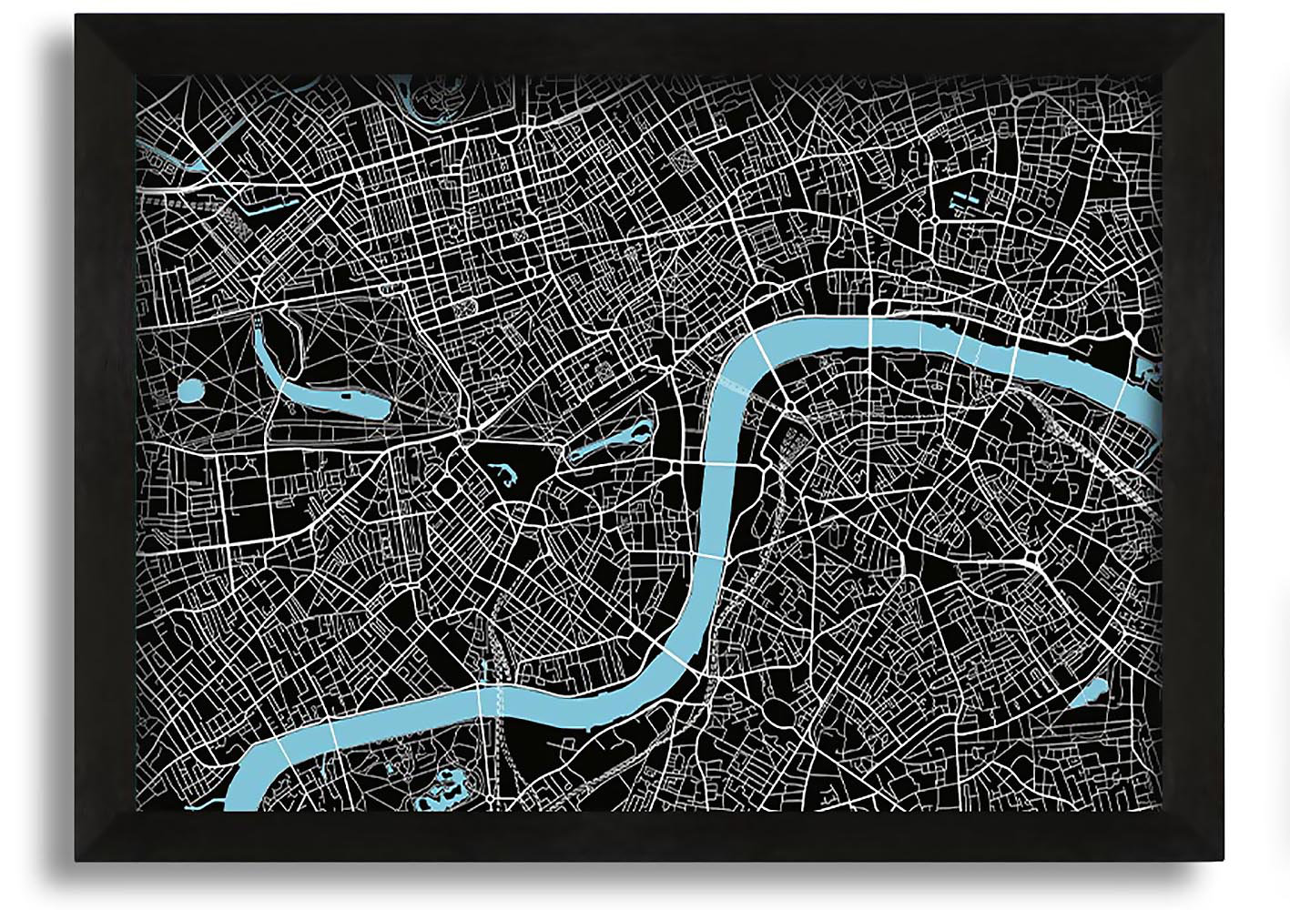 Williston Forge The Map of London Thames 2 - Picture Frame Graphic Art ...