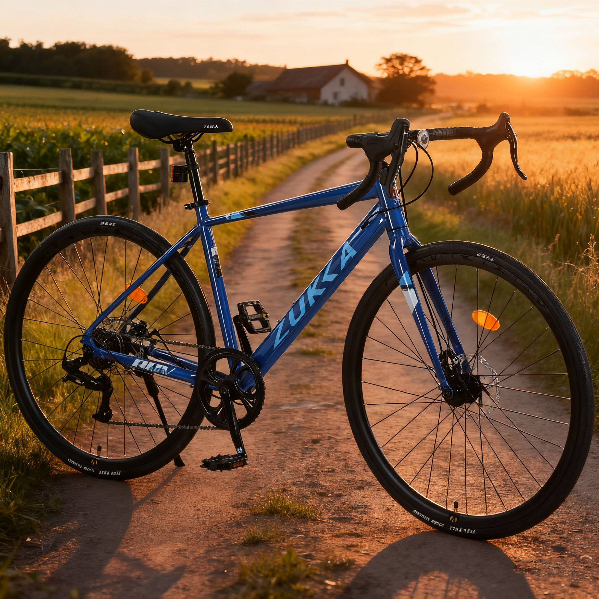 wendeway 700C Road Bike ,7 Speed Road Bike,Aluminum Alloy Frame,Blue ...