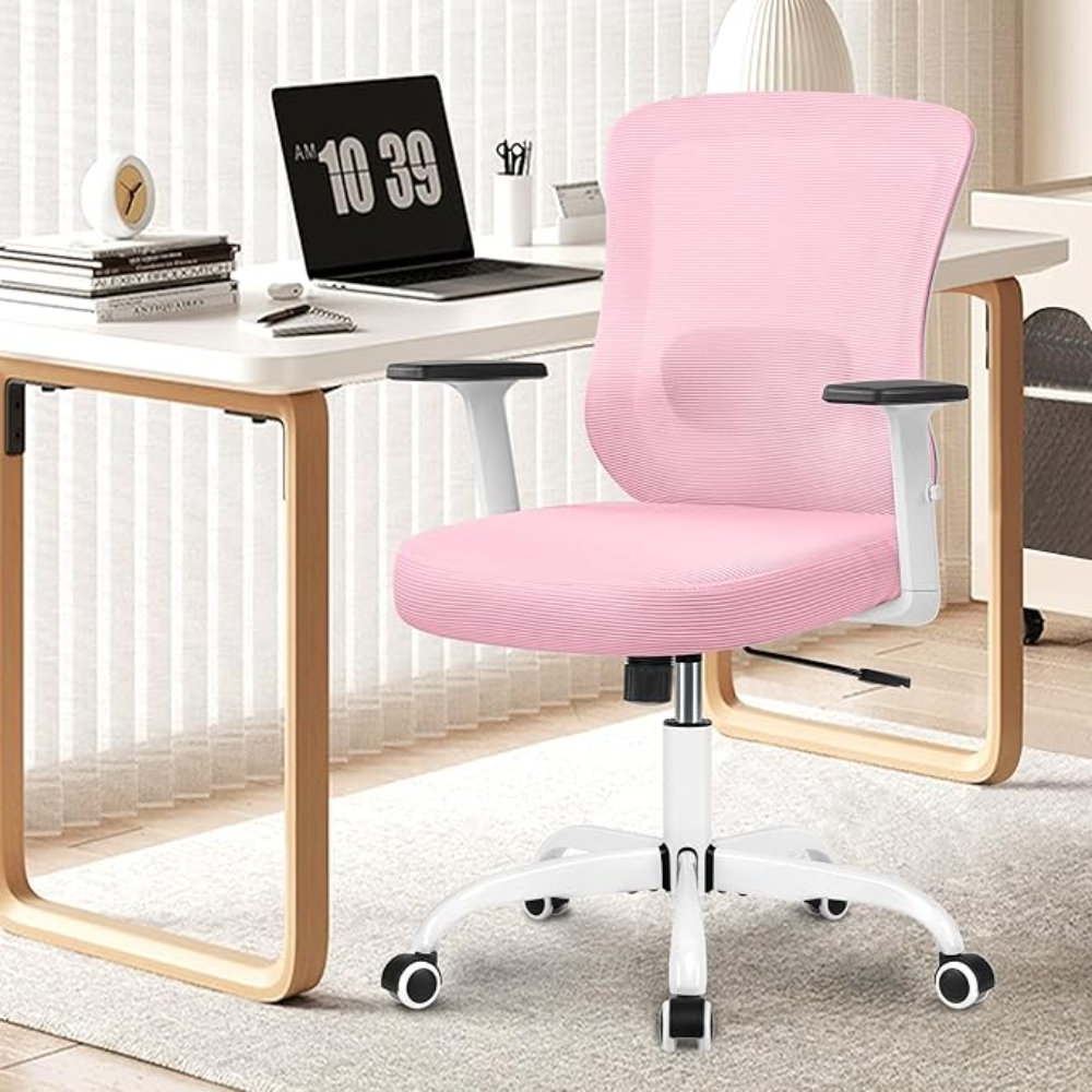 Inbox Zero Office Chair, Ergonomic Home Office Desk Chairs, Breathable ...