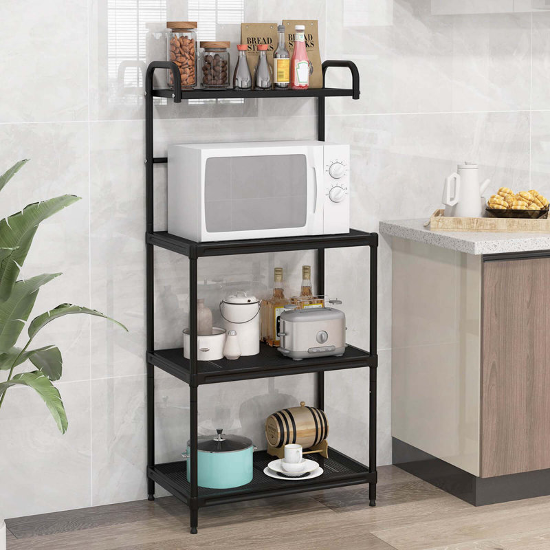 Rebrilliant 4-tier Baker's Rack Microwave Oven Rack Shelves Kitchen ...