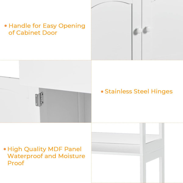 Red Barrel Studio® Shantee Freestanding Bathroom Cabinet | Wayfair