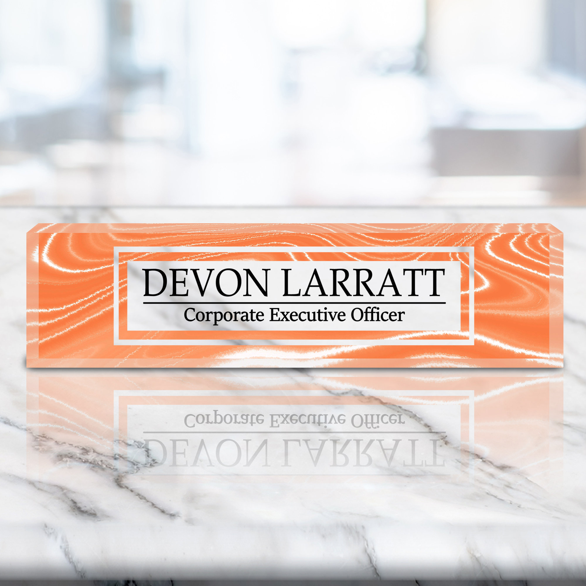 East Urban Home Personalized Wave Name Plate | Wayfair