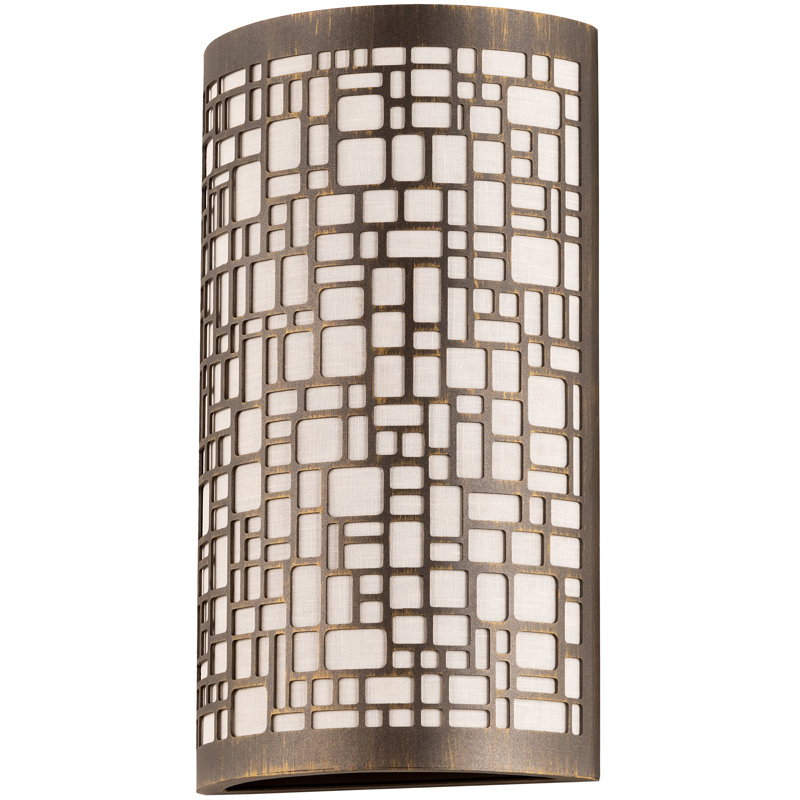 Orren Ellis Alyssia Steel Flush Mounted Sconce | Wayfair