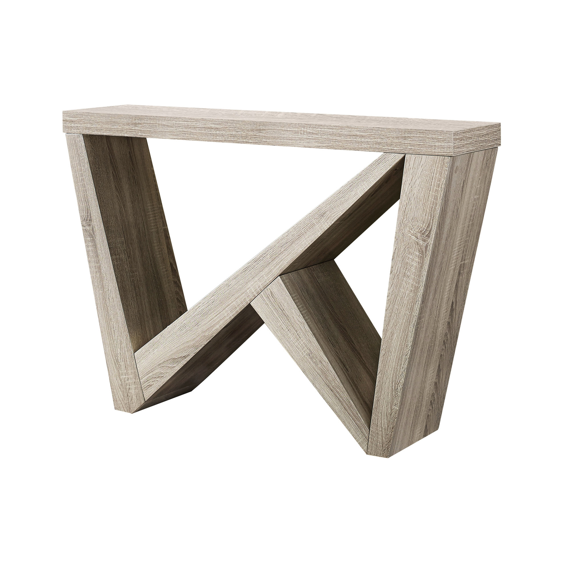 Ivy Bronx Narrow Taupe Console Table For Living Room - Construction ...