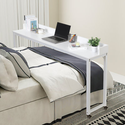 17 Stories 71" Queen Size Overbed Table with Wheels & Reviews | Wayfair