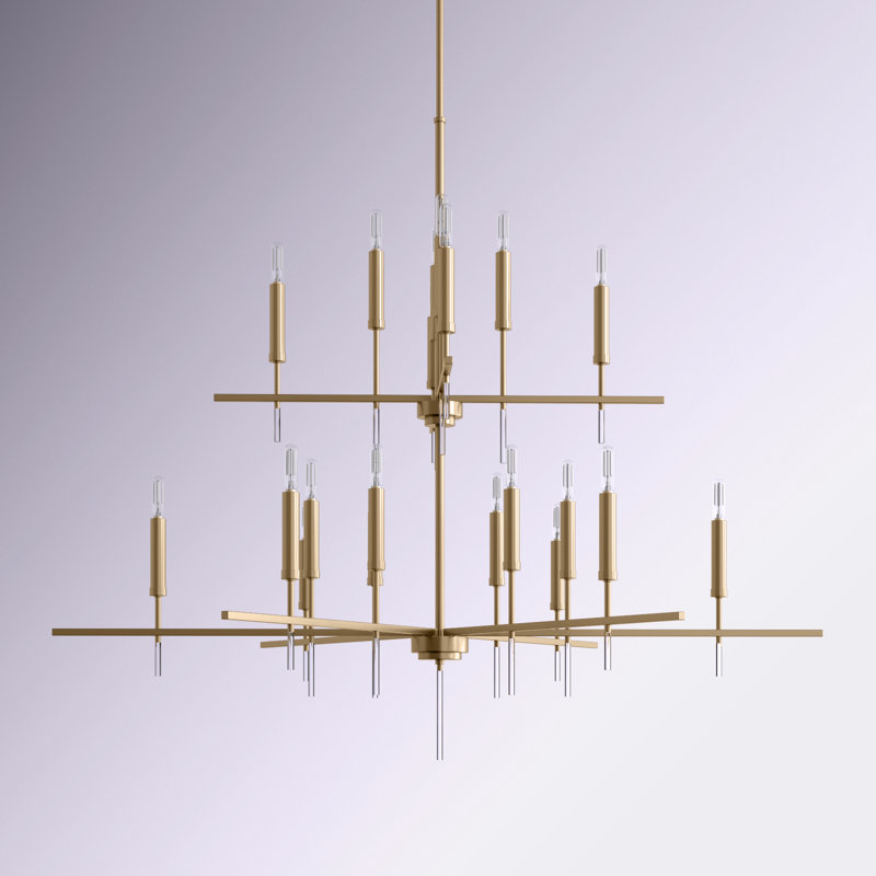 Willa Arlo Interiors Preesall 20 - Light Dimmable Chandelier | Wayfair