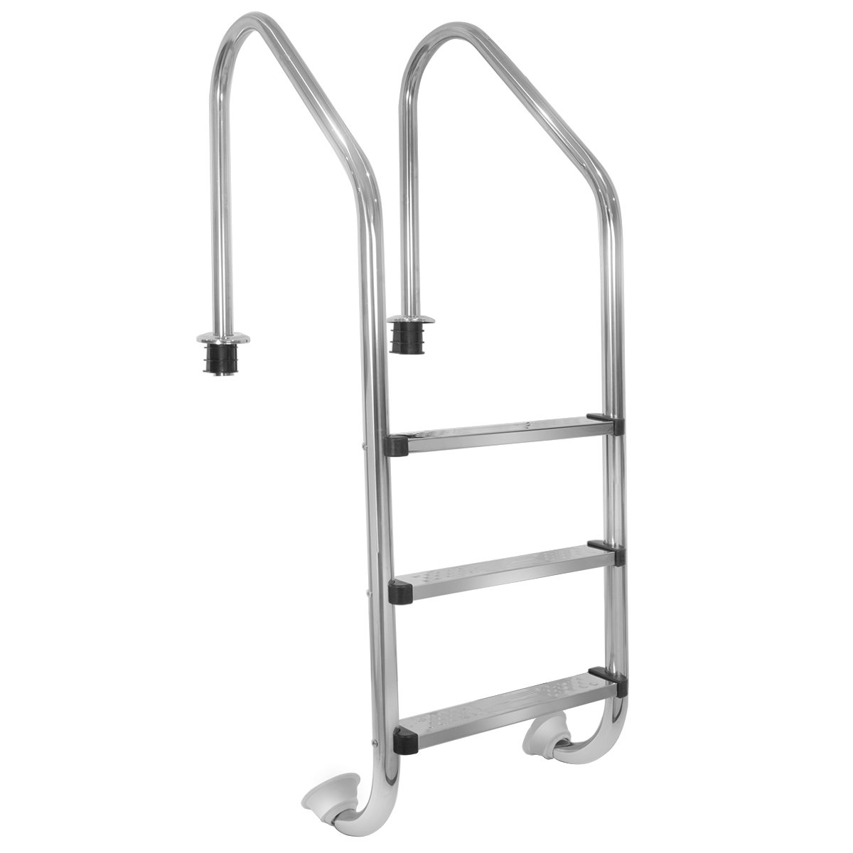 XtremepowerUS 3 Step Swimming Pool Ladder With Stainless Steel Steps ...