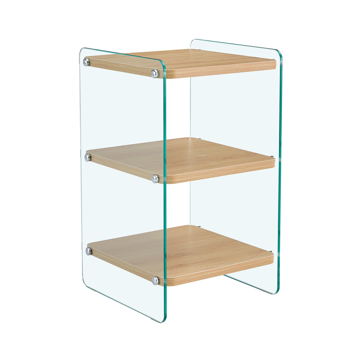 Ebern Designs Three Levels Of Bedside Tables. The Board Surface Is MDF ...