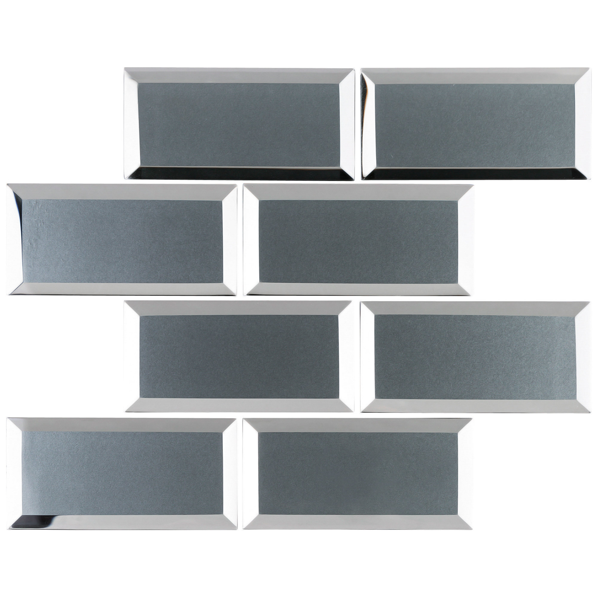 Supreme Tile Reflection 3" x 6" Glass Mosaic Wall Tile & Reviews | Wayfair