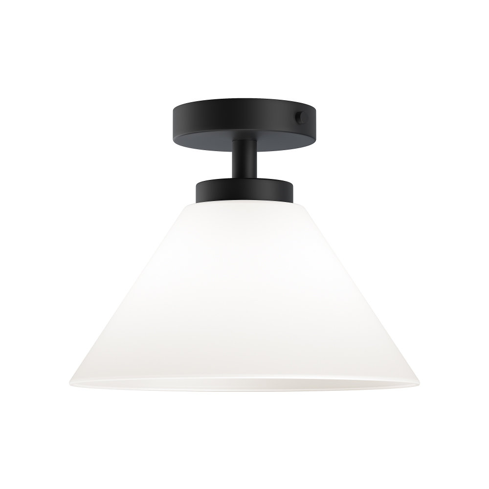 SKYX Platforms Wynridge Plug & Play 1-Light Semi Flush Mount in ...