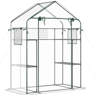 Tryimagine Outsunny Outdoor Walk-In Mini Greenhouse With Mesh Door ...