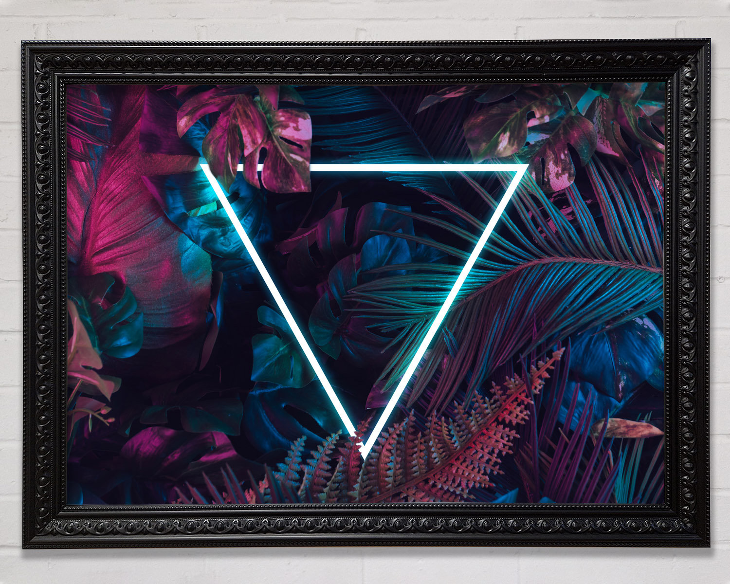 Sansibar Home Neon Triangle In The Jungle Framed Print | Wayfair.co.uk