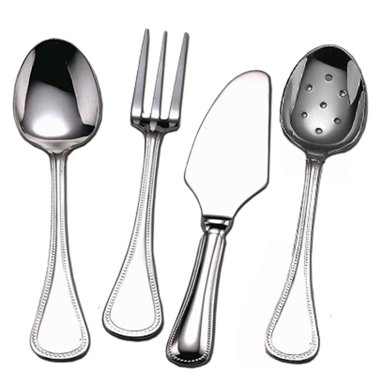 Couzon Le Perle 4 Piece Silver Plated Hostess Set | Wayfair