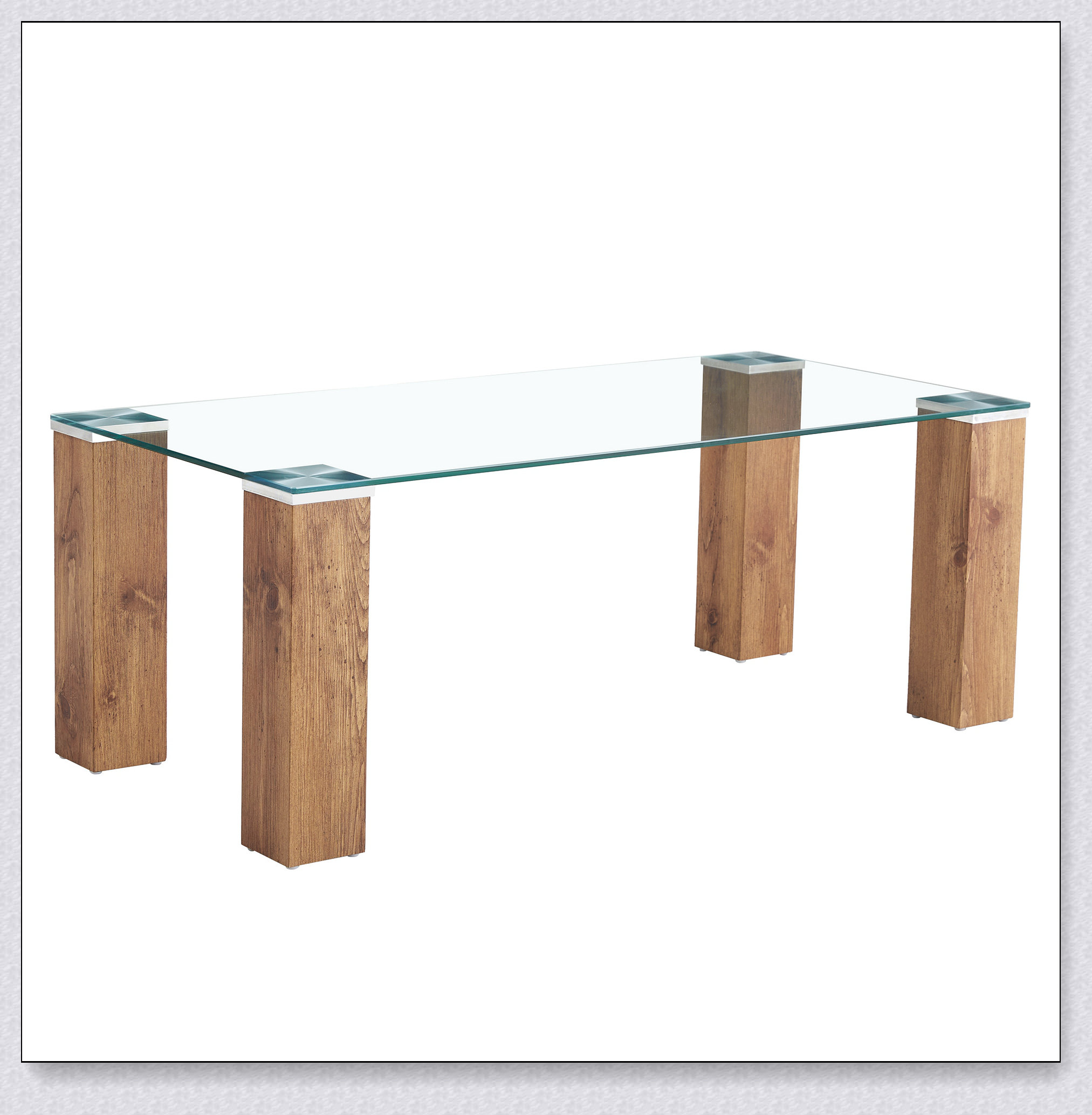 Wrought Studio™ Rectangular Coffee Table 2 Tier Living Room Modern ...