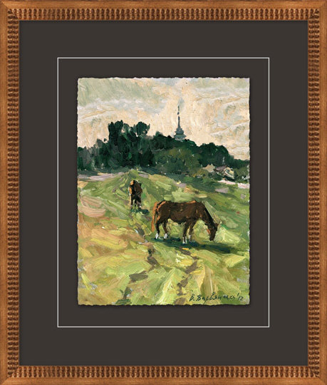 Wendover Art Group " Late Afternoon Graze " Painting Print - Wayfair Canada