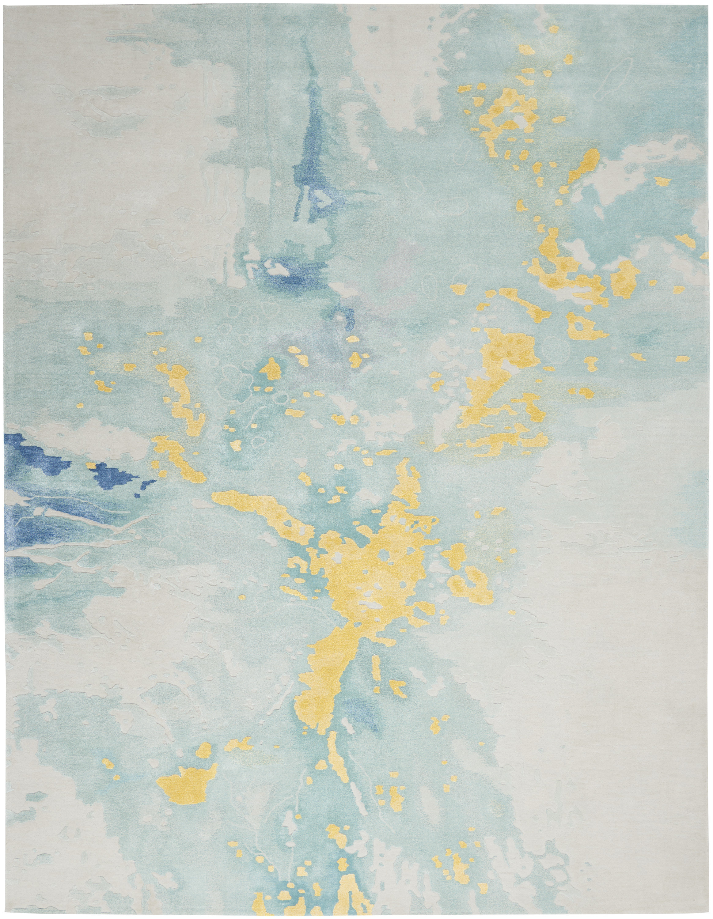 Prismatic Nourison Prismatic Area Rug Seafoam Gold | Perigold