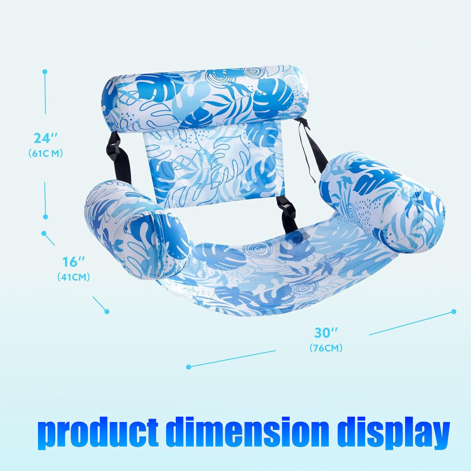 ABIXOL 2-Pack Inflatable Pool Floats For Adults – Heavy Duty Floating ...