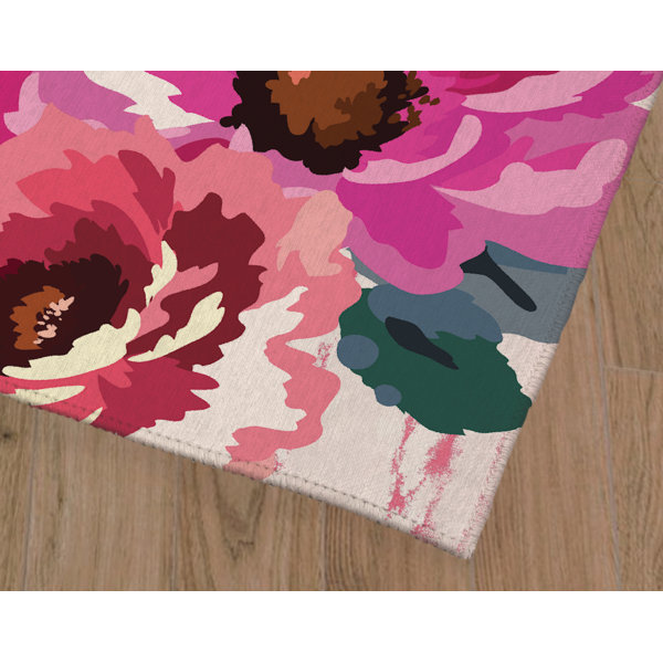 Red Barrel Studio® Floral Rug | Wayfair