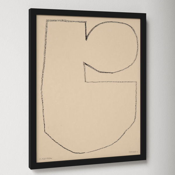 AllModern Freya Outlines 5 Framed On Paper by Michael Kempen Print ...