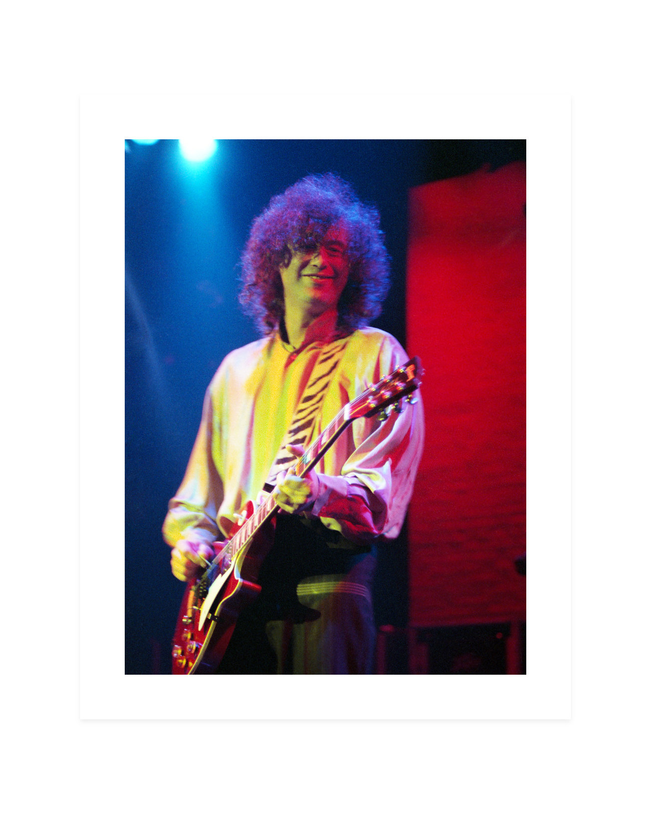Globe Photos Entertainment Candid Portrait Of Smiling Jimmy Page On ...