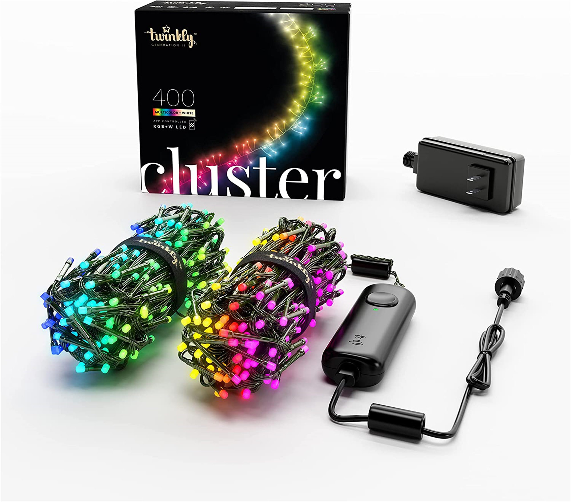 Twinkly Cluster 400 Light Plug-in String Lights | Wayfair