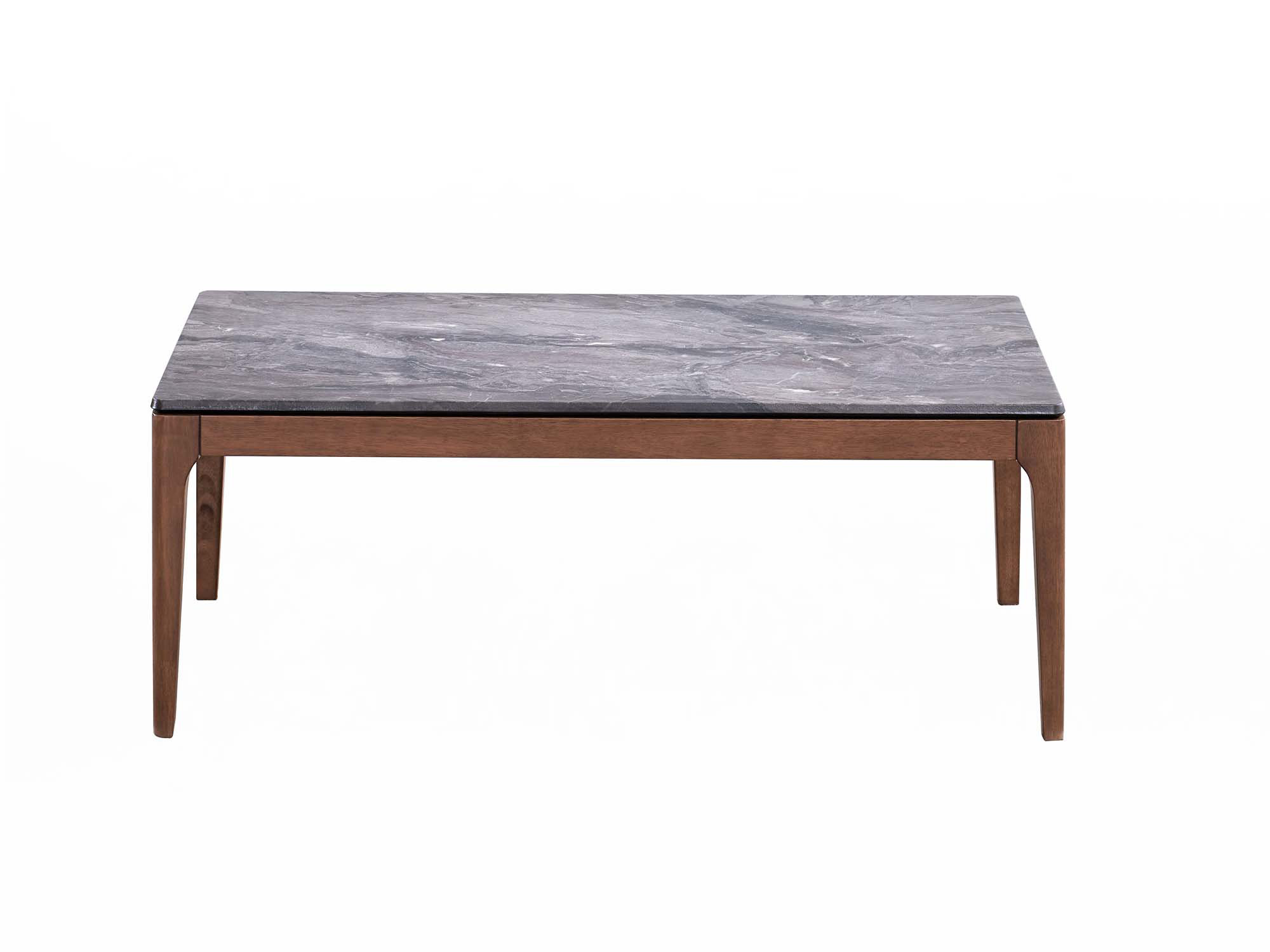 George Oliver Bevis Engineered Stone Top & Walnut Finish Rectangular ...