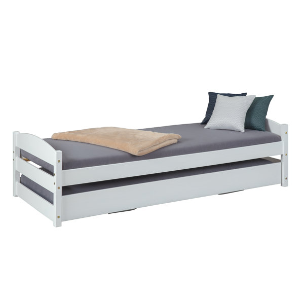 Ebern Designs Bergthold European Single (90 x 200cm) Upholstered Bed ...