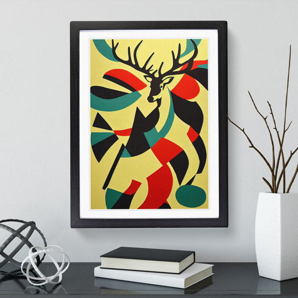 Alpen Home XV1022-406X Abstract Stag Art No.2 - Print | Wayfair.co.uk