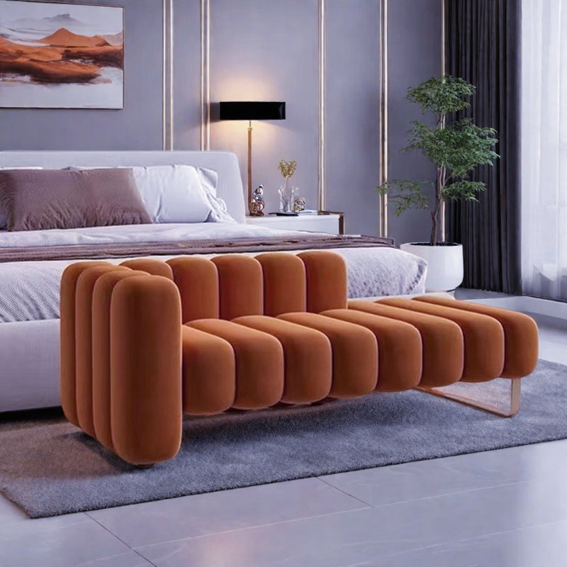 Everly Quinn Modern Left - hand Facing Indoor Chaise Lounge | Wayfair