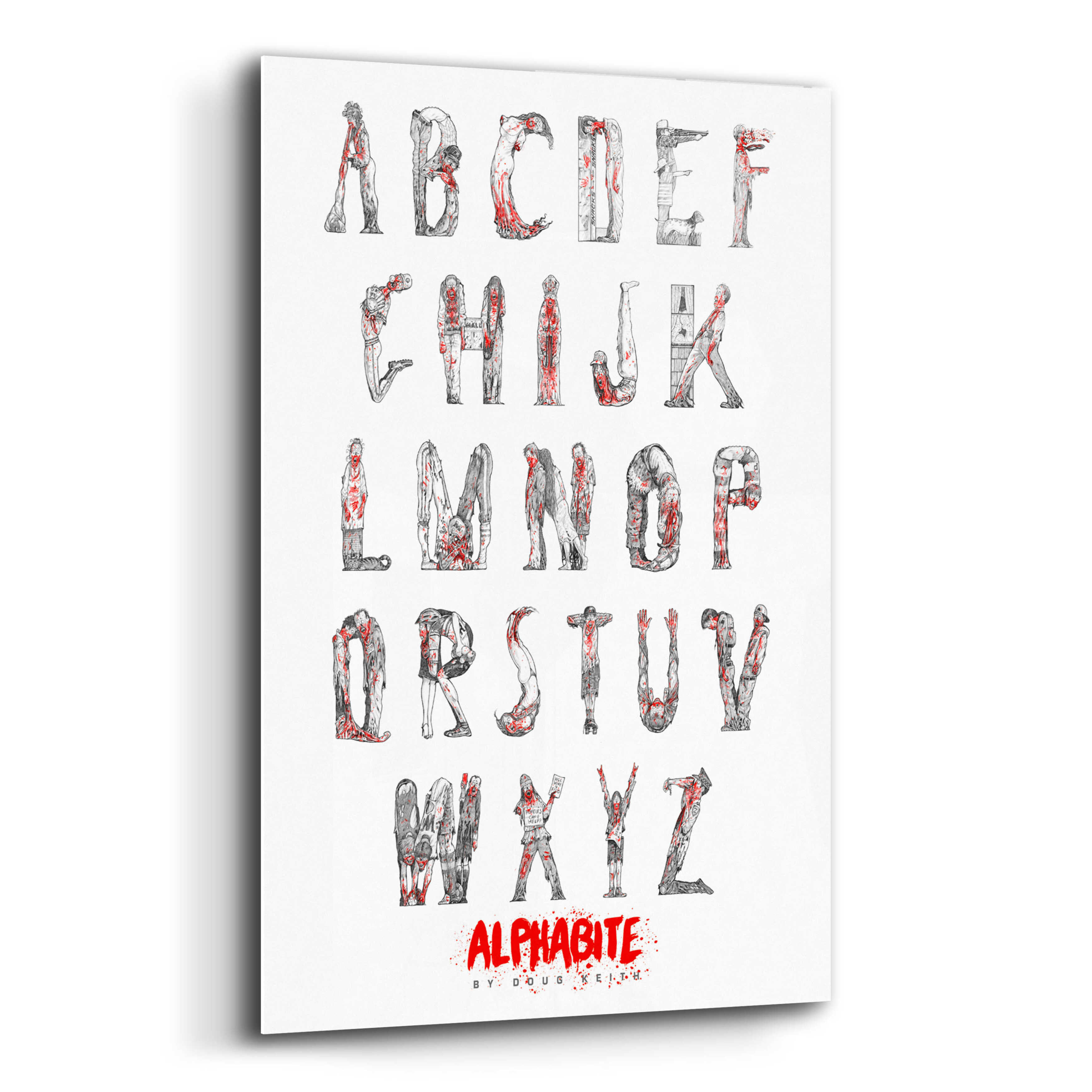 Trinx Alphabite On Plastic/Acrylic by Doug Keith Print | Wayfair