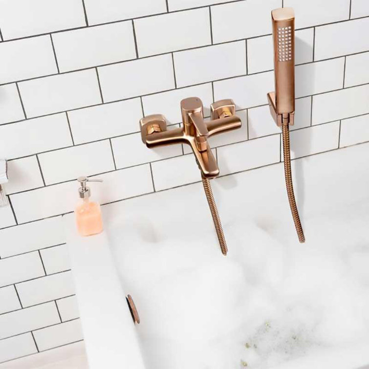 Belfry Bathroom Wall Mounted Bath Tap Copper Bronze GLAMOUR | Wayfair.co.uk