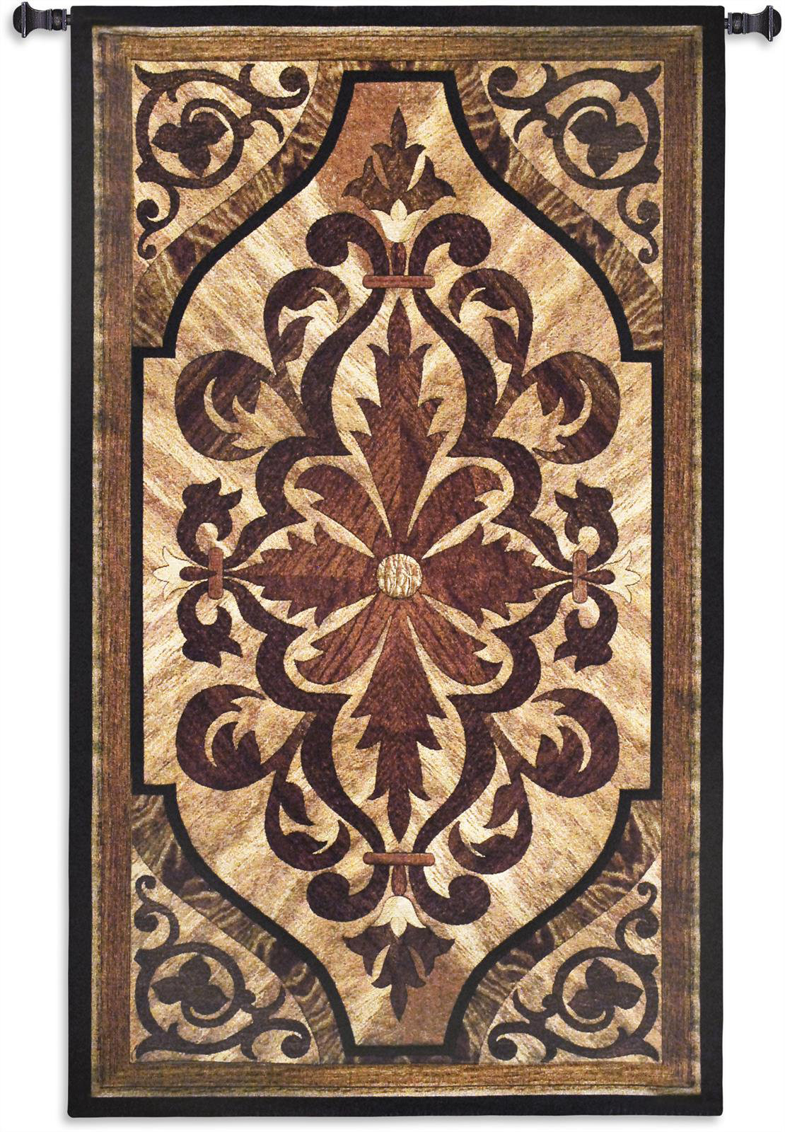 Astoria Grand Wood Inlay Birch BW Tapestry & Reviews | Wayfair