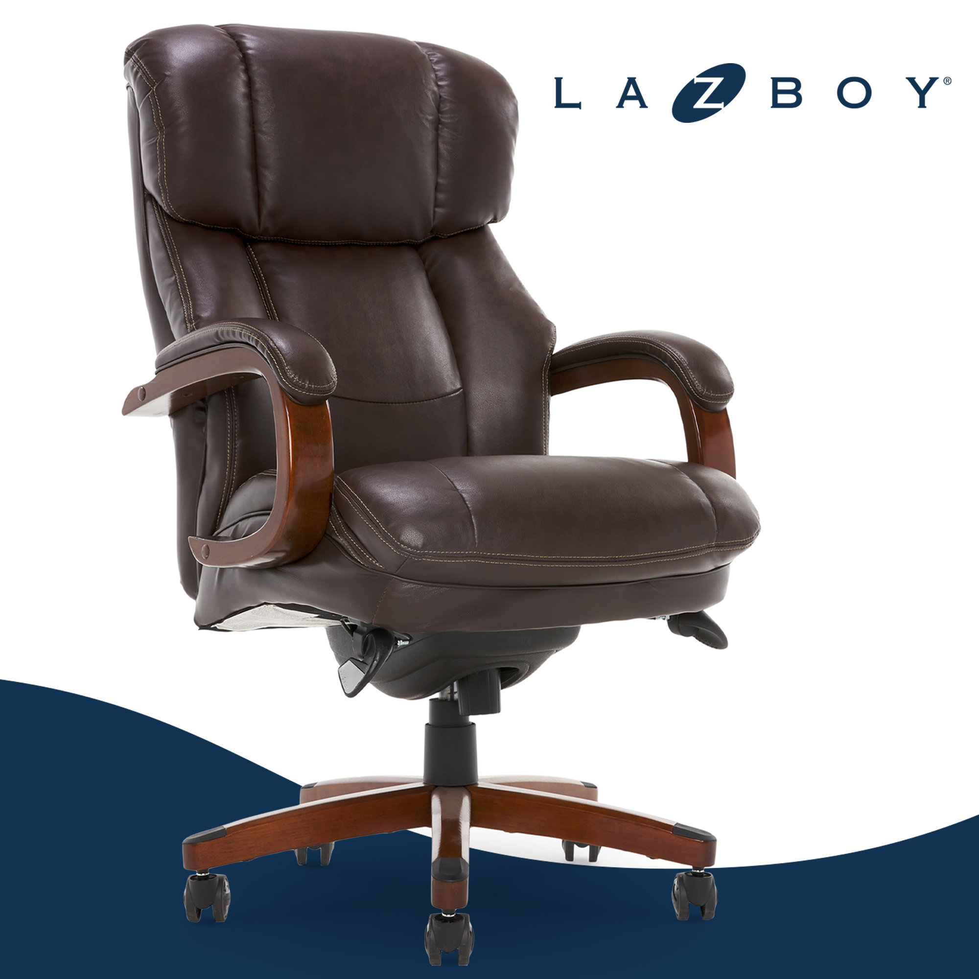 La-Z-Boy, fauteuil de direction grand et grand Fairmont avec coussins ...