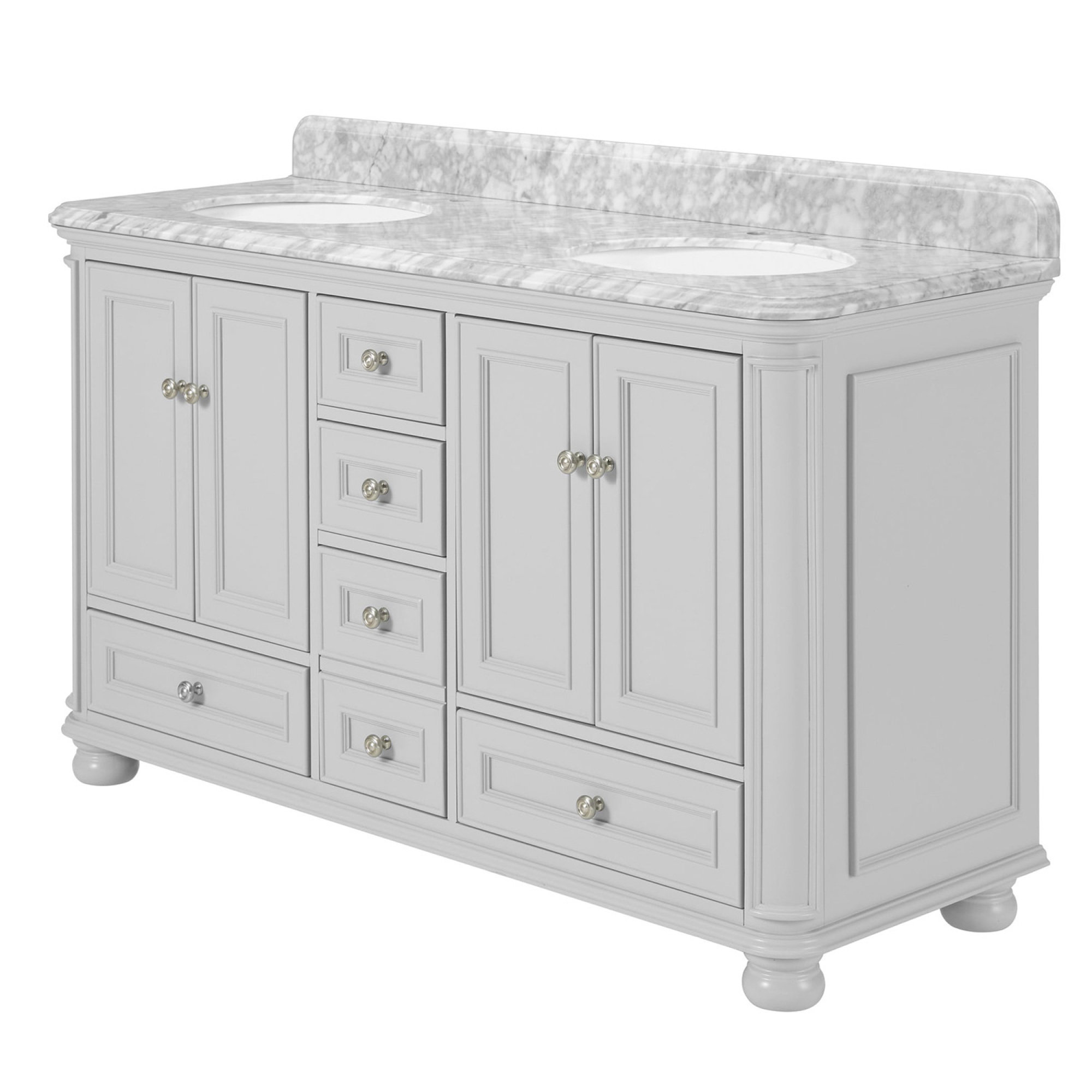 Canora Grey Patchell 60'' Double Bathroom Vanity with Top | Wayfair