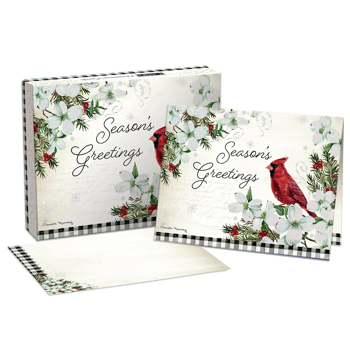 The Holiday Aisle® Season''s Greetings Boxed Christmas Cards | Wayfair