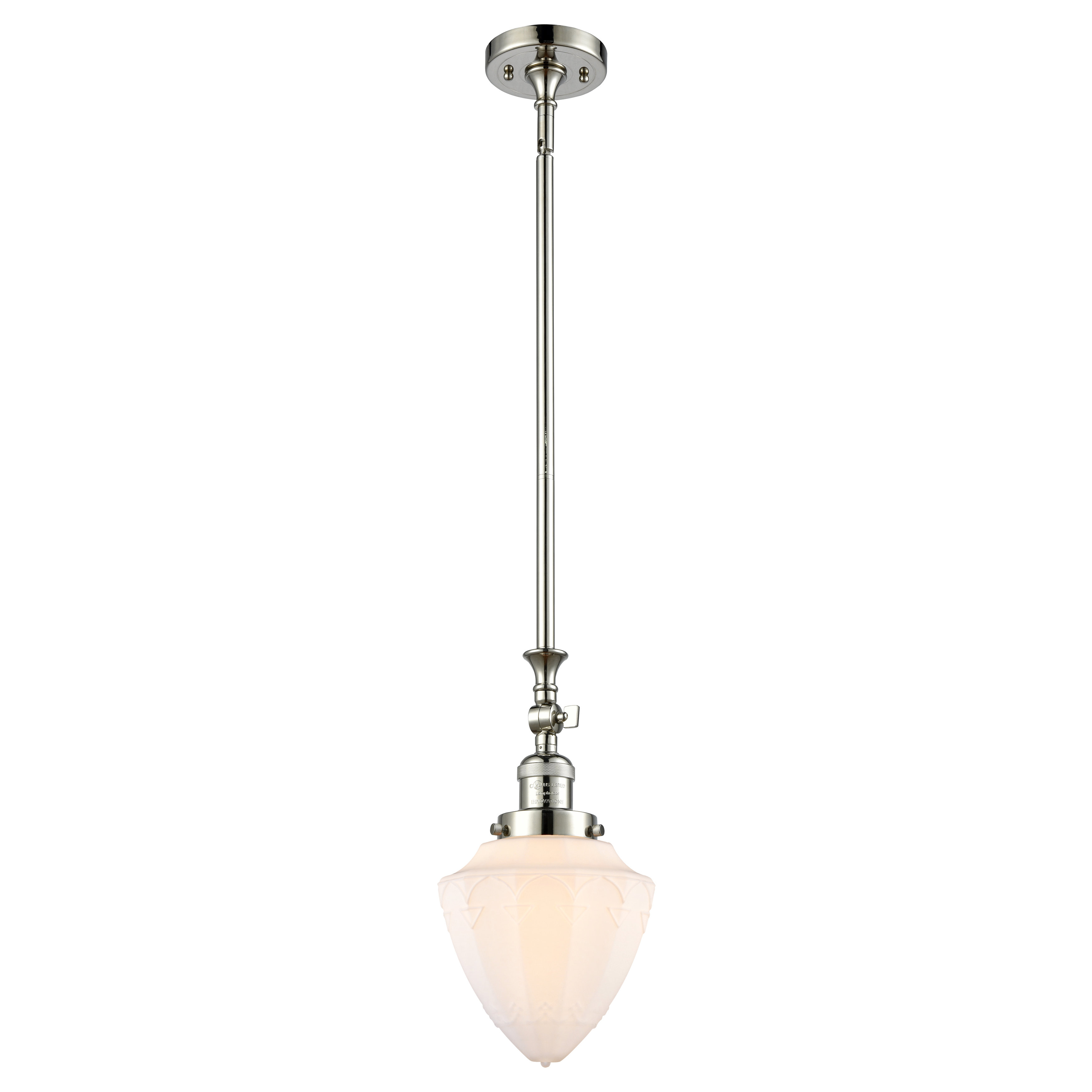 Williston Forge Franklin Restoration - Kymeshia - 1 Light Stem Hung ...