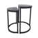 Metro Lane Arunveer 55cm Nesting Side Table for Living Room, MDF Top ...