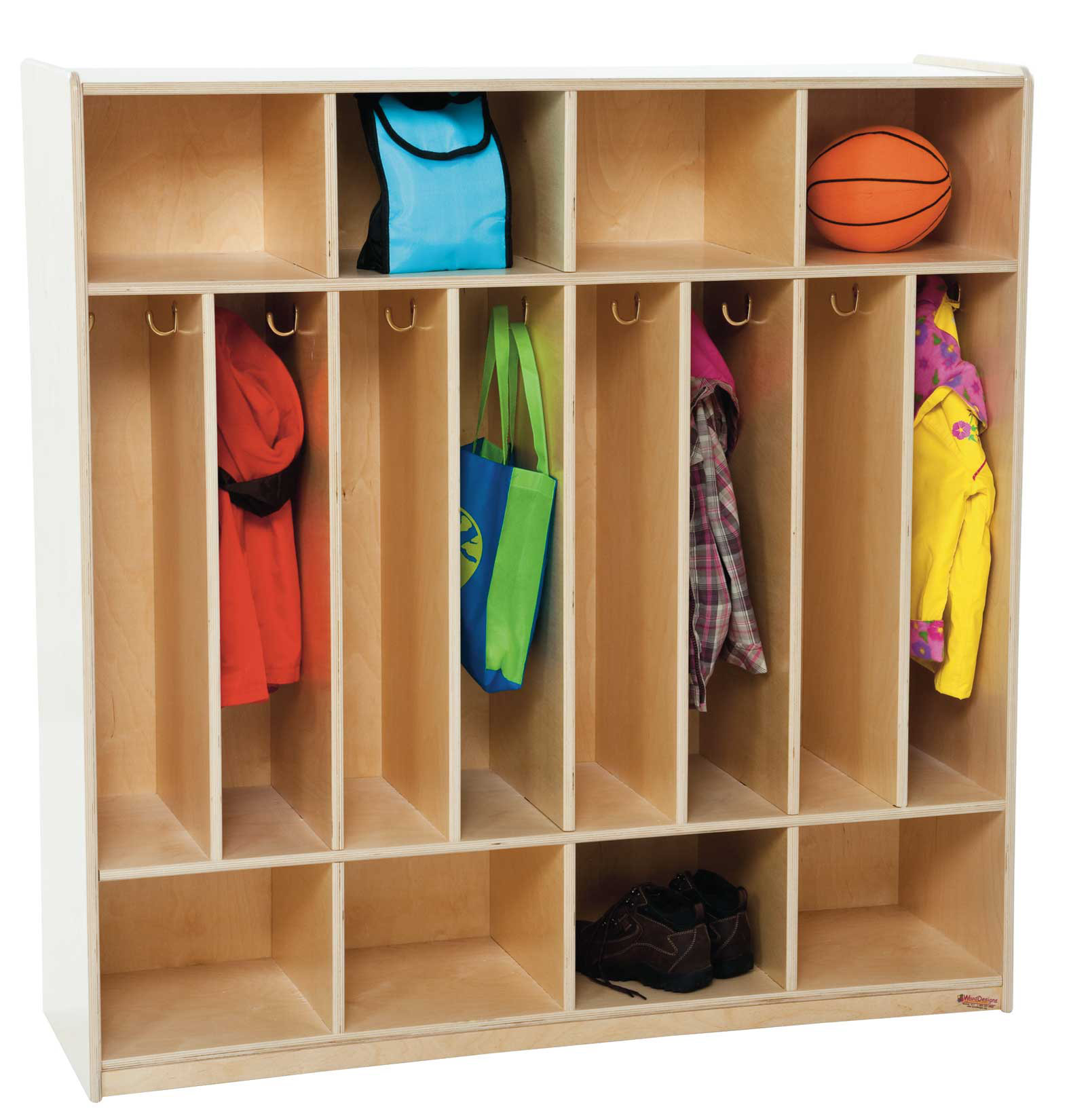 Wood Designs 8 Section Space-Saver Locker | Wayfair