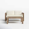 AllModern Francesco Outdoor 2 Piece Sofa Seating Group with Cushions ...