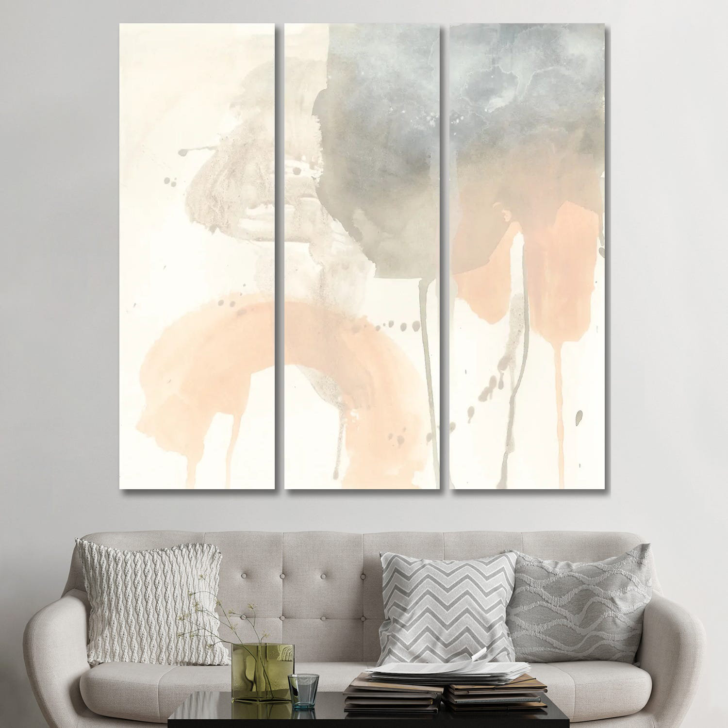 Brayden Studio® Blush Beacon II - Canvas Wall Art Set - Wrapped Canvas ...