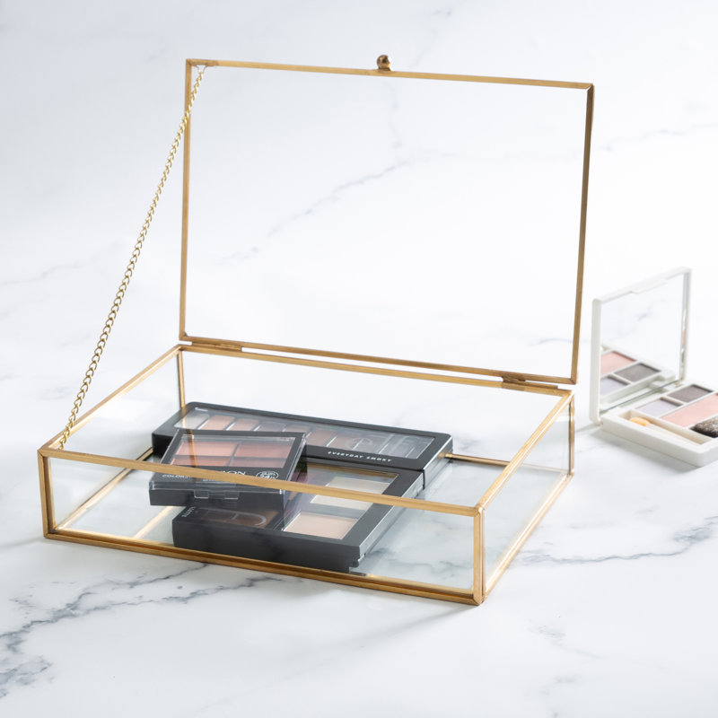 Mercer41 Pindall Glass Memory Box & Reviews | Wayfair